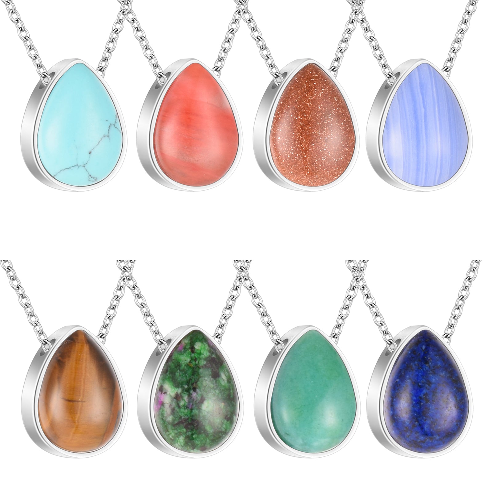 Natural Stone Ashes Locket Cremation Jewelry – Solamore